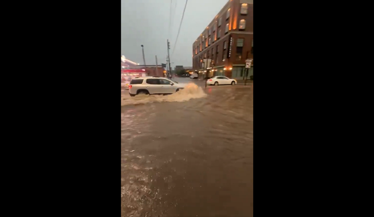 Videos show flooding in Manhattan, Kansas, after 'awfully fast' rainfall