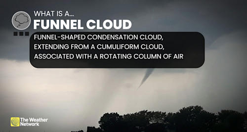 Calgary faces Sunday funnel cloud risk with favourable atmosphere