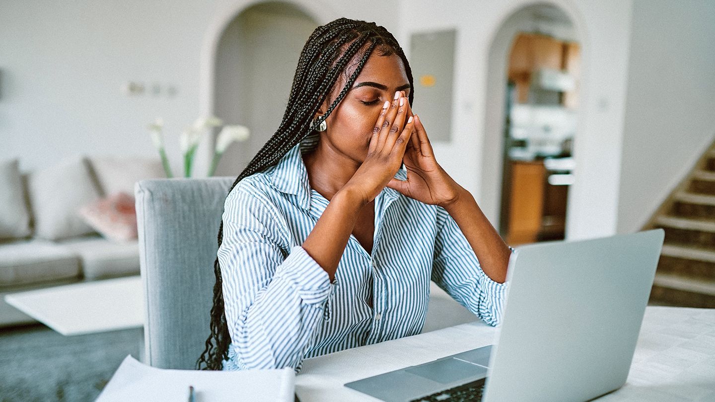 Is working from home giving you a headache or migraine attack?