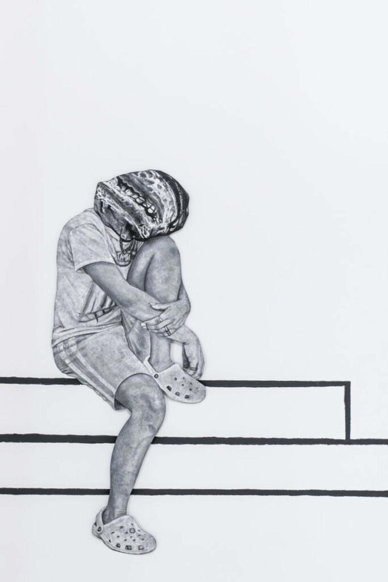 Tracing thought: 'What's my line?' at Miami Beach Regional Library