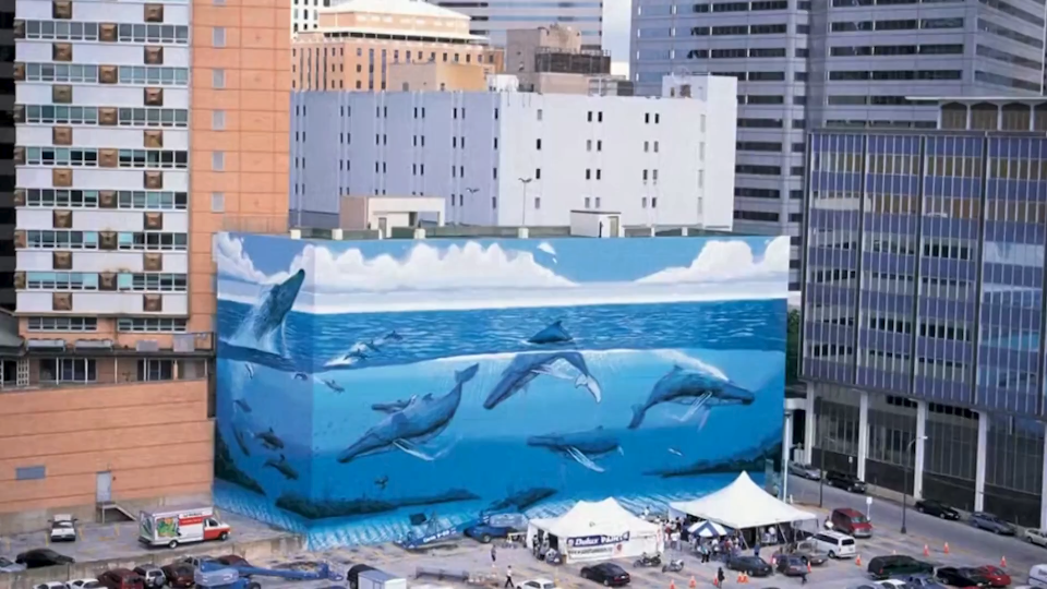Wyland issues cease and desist after Dallas whale mural painted over ...
