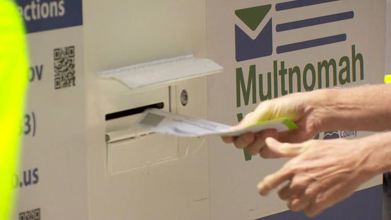 Multnomah County ballot drop boxes close at 8 p.m. Tuesday