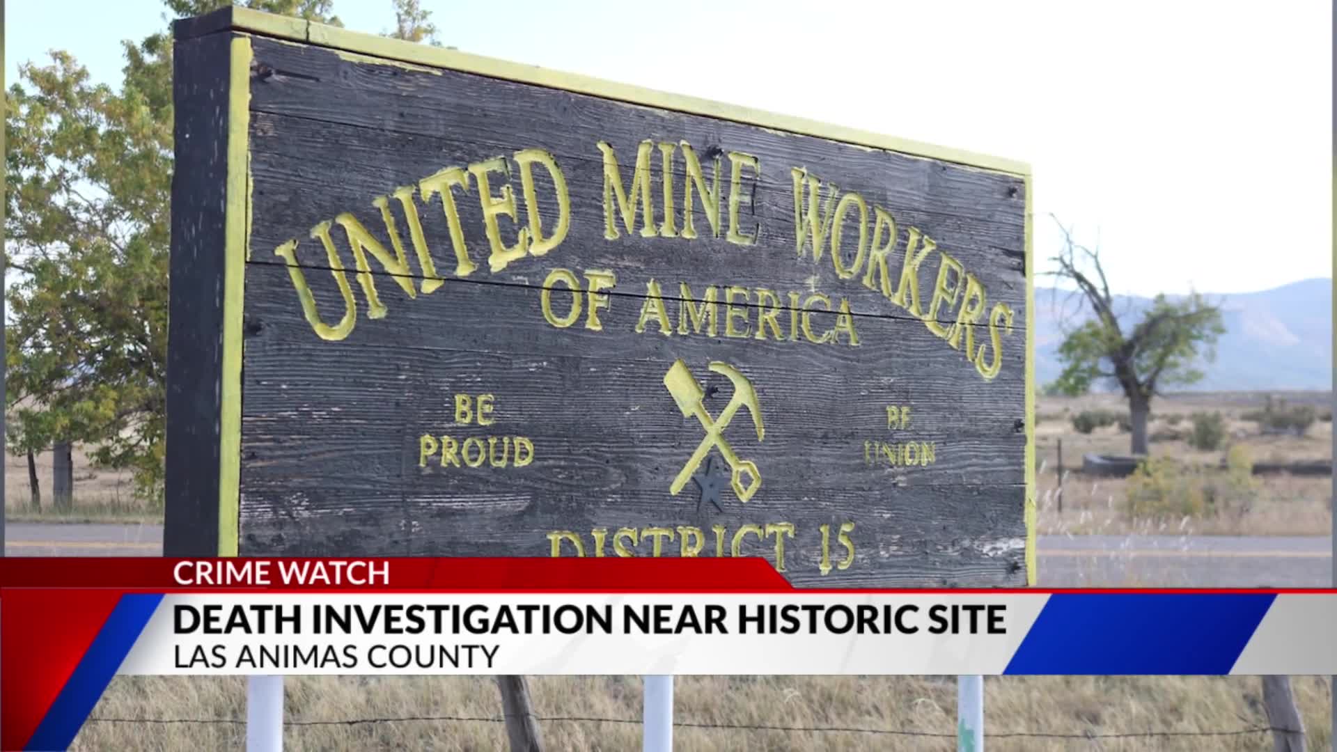 Suspicious death investigation underway near Ludlow Massacre Memorial ...