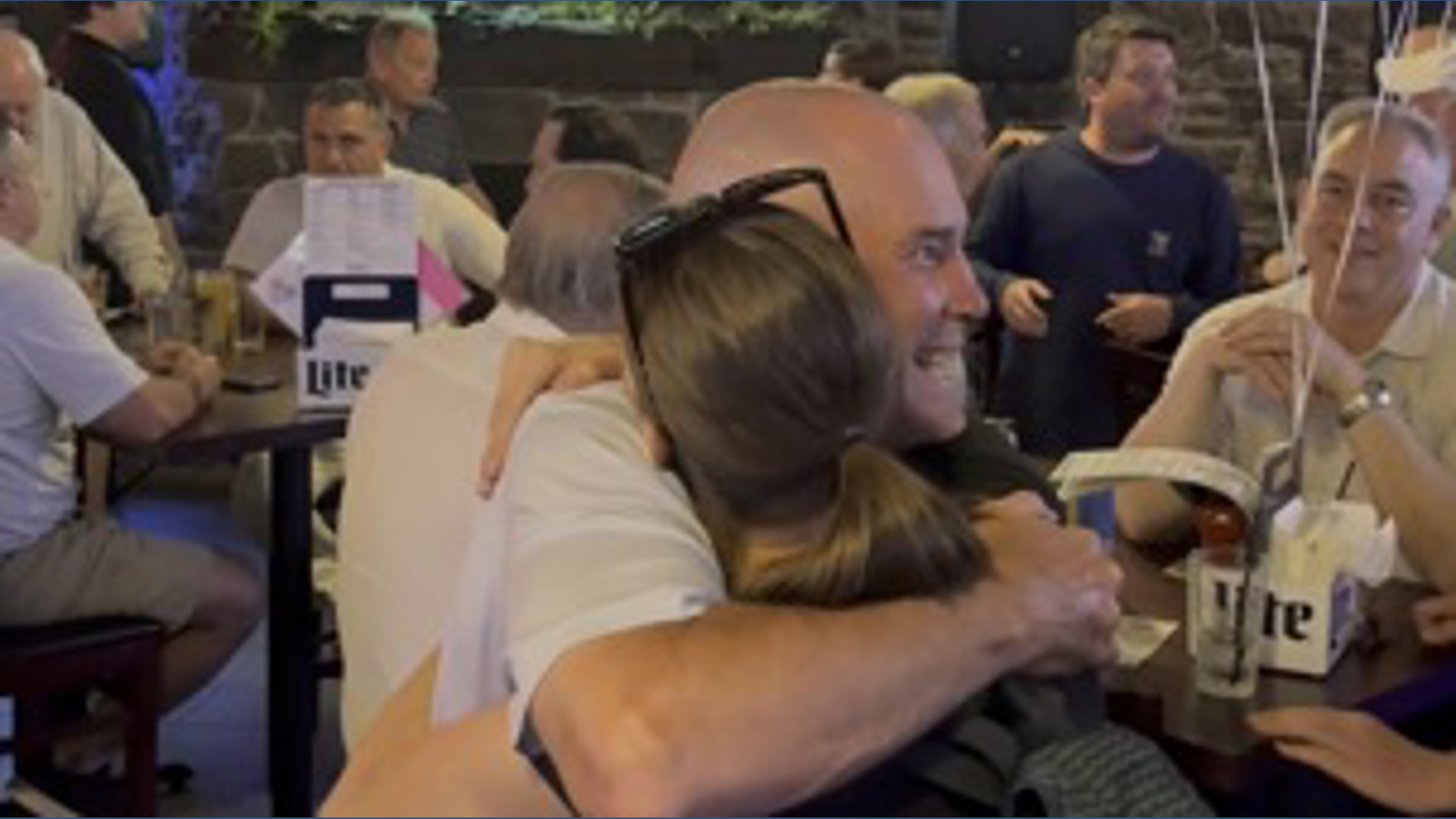 Incumbent Marty Flynn celebrates with supporters