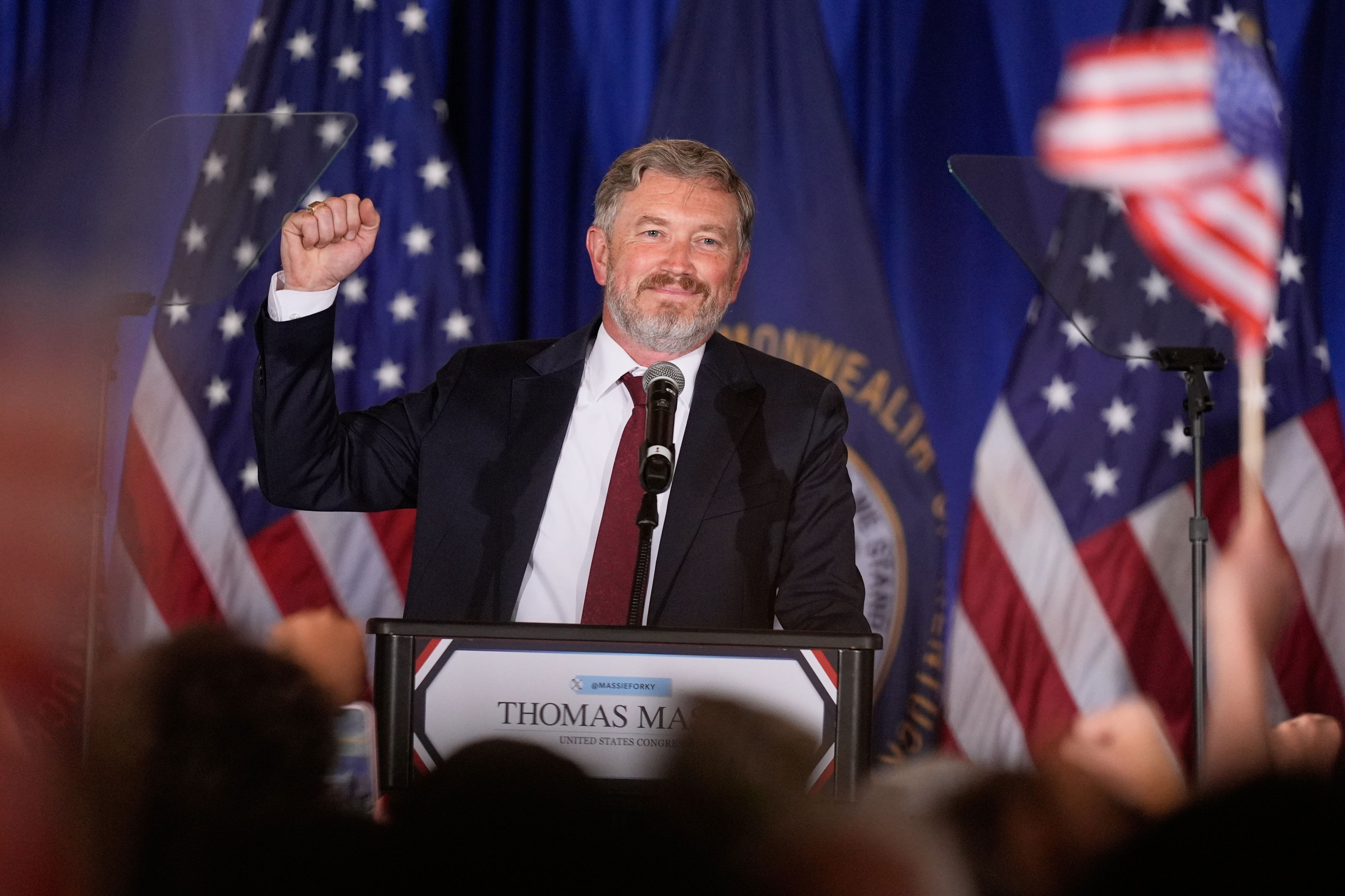 Trump Epstein files critic Thomas Massie loses GOP primary in Kentucky