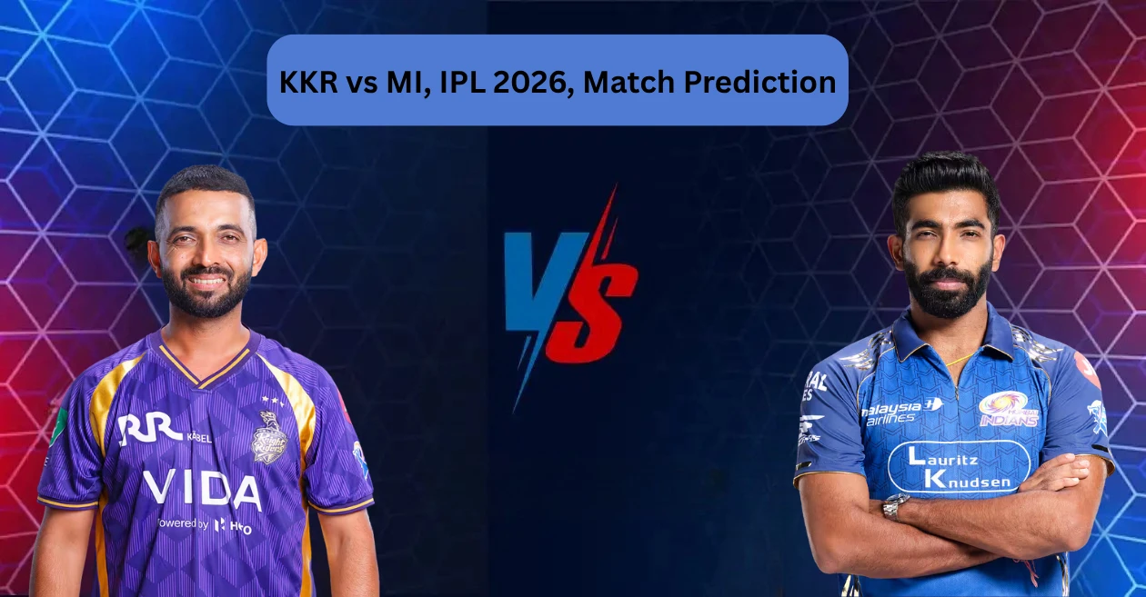 KKR vs MI, IPL 2026, match prediction: Who will win today’s game ...