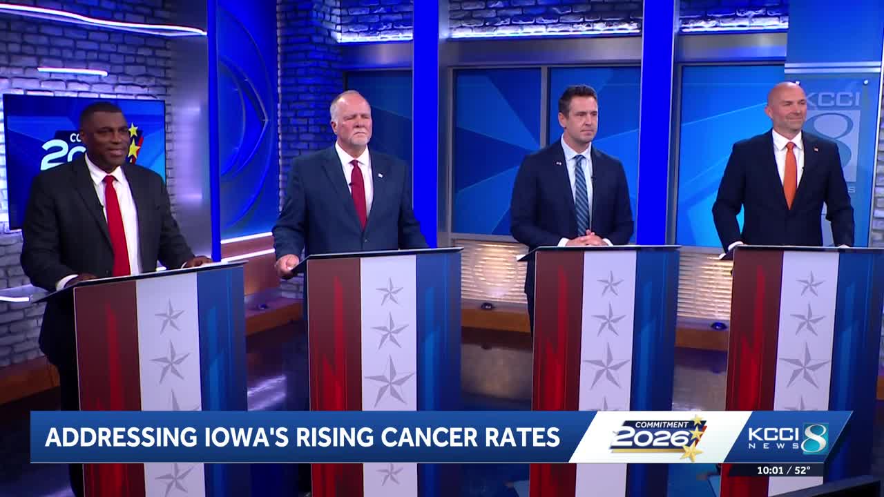 KCCI debate: What Iowa Republicans running for governor said about ...