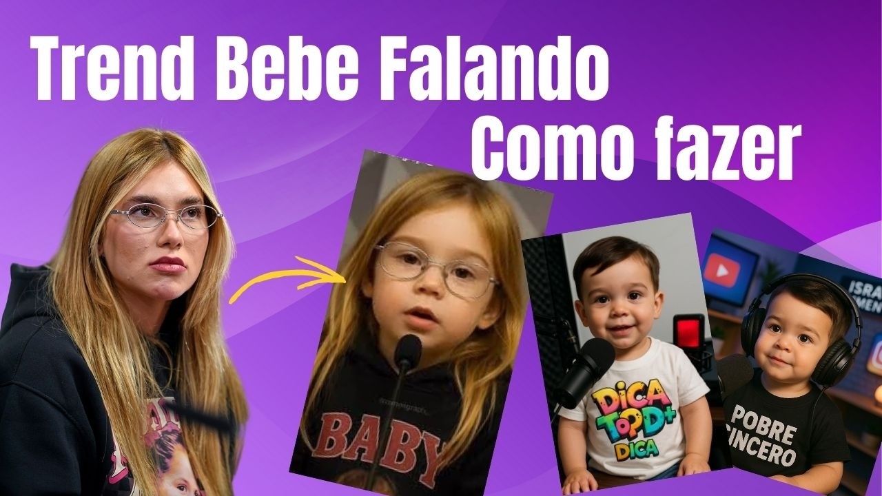 Trend bebe falando no podcast COMO FAZER