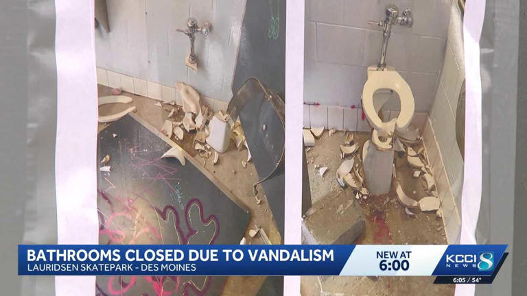 Vandals cause $10,000 in damage to Lauridsen Skatepark bathrooms