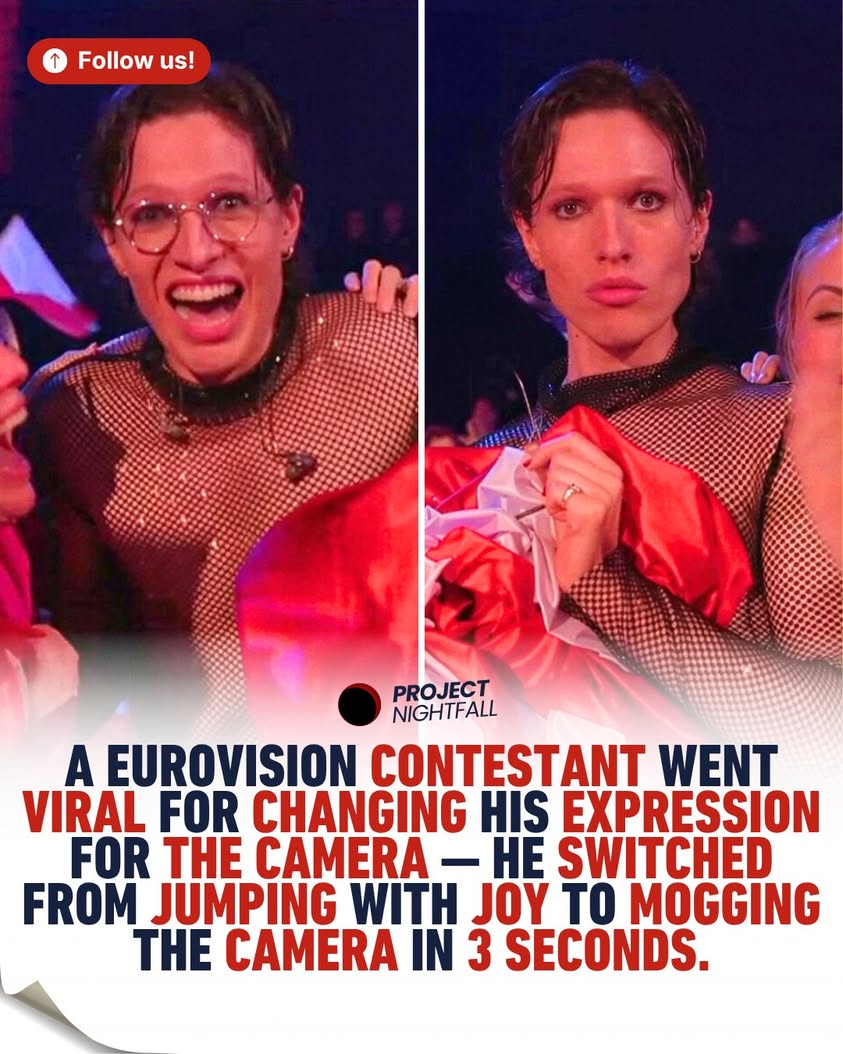 Eurovision explodes! Denmark's star becomes instant Superman meme live ...