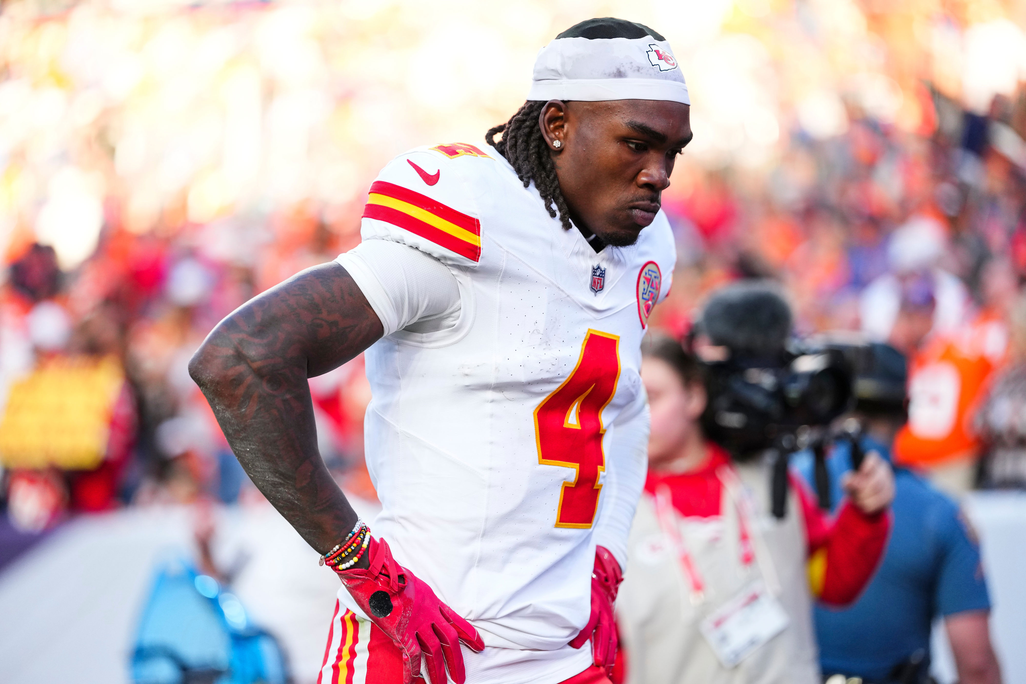 Chiefs’ Rashee Rice had knee surgery before heading to jail for ...