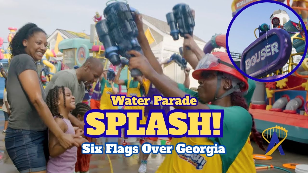 SPLASH! Water parade from Six Flags Over Georgia & Hurricane Harbor Atlanta