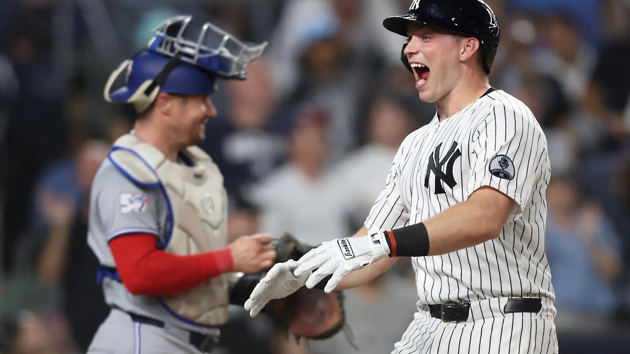 Yankees secure 5-4 victory over Blue Jays with late-game heroics