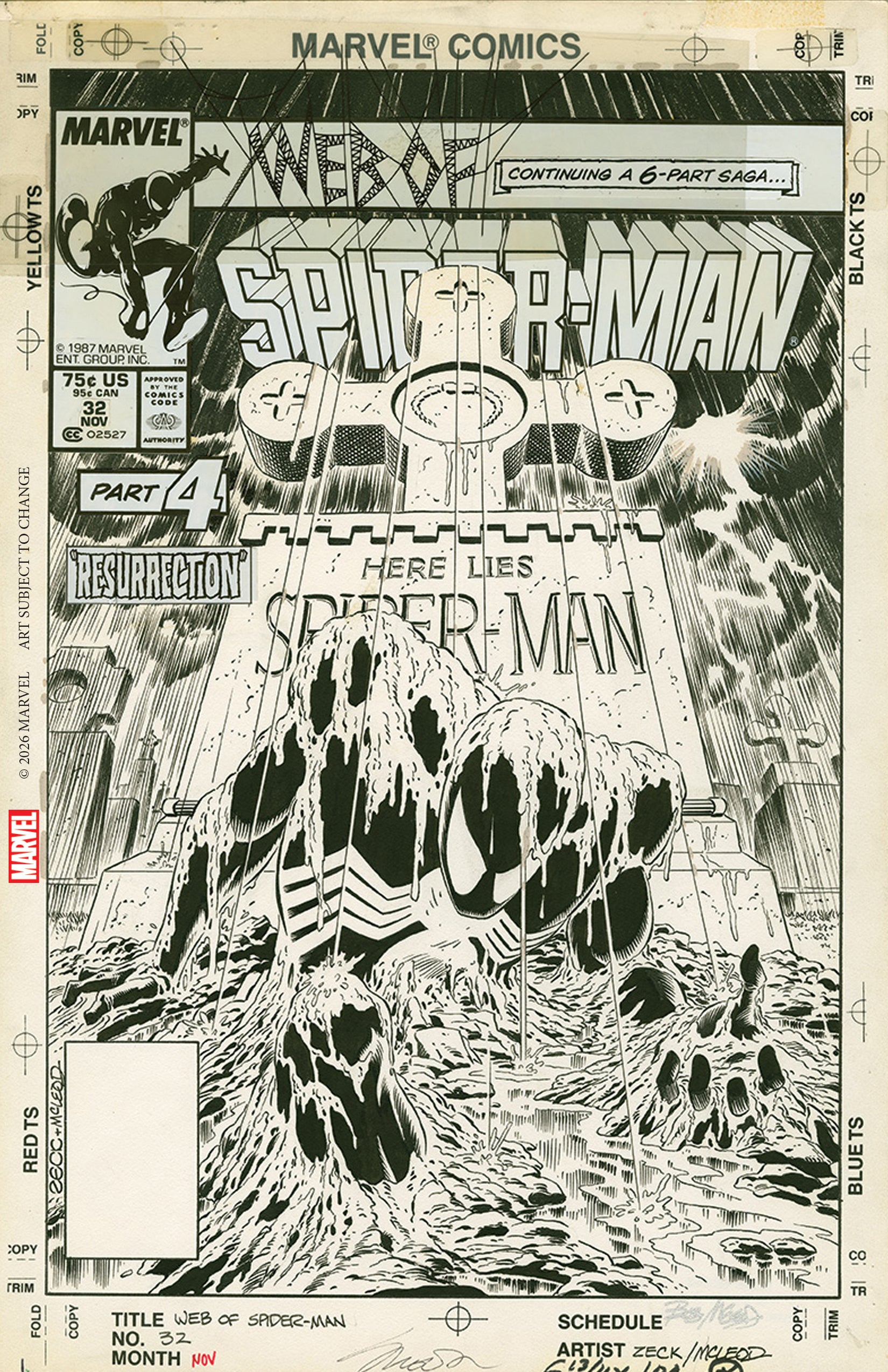 The Marvel art of Mike Zeck preview gallery
