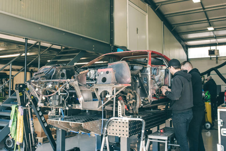 Behind the scenes at this movie-car specialist