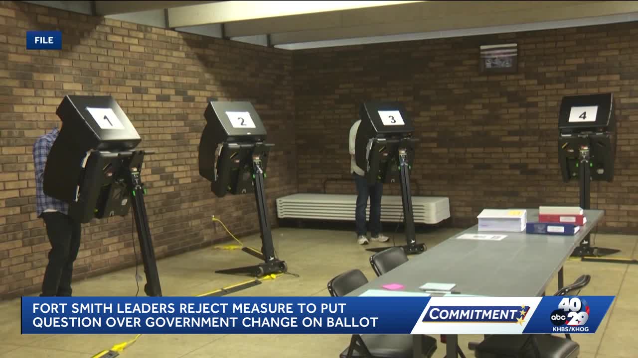 Fort Smith Board of Directors rejects proposed change to city government