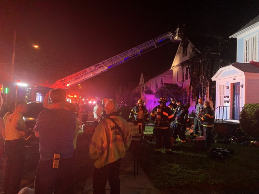 House deemed total loss, 2 hospitalized after fire in Hamden