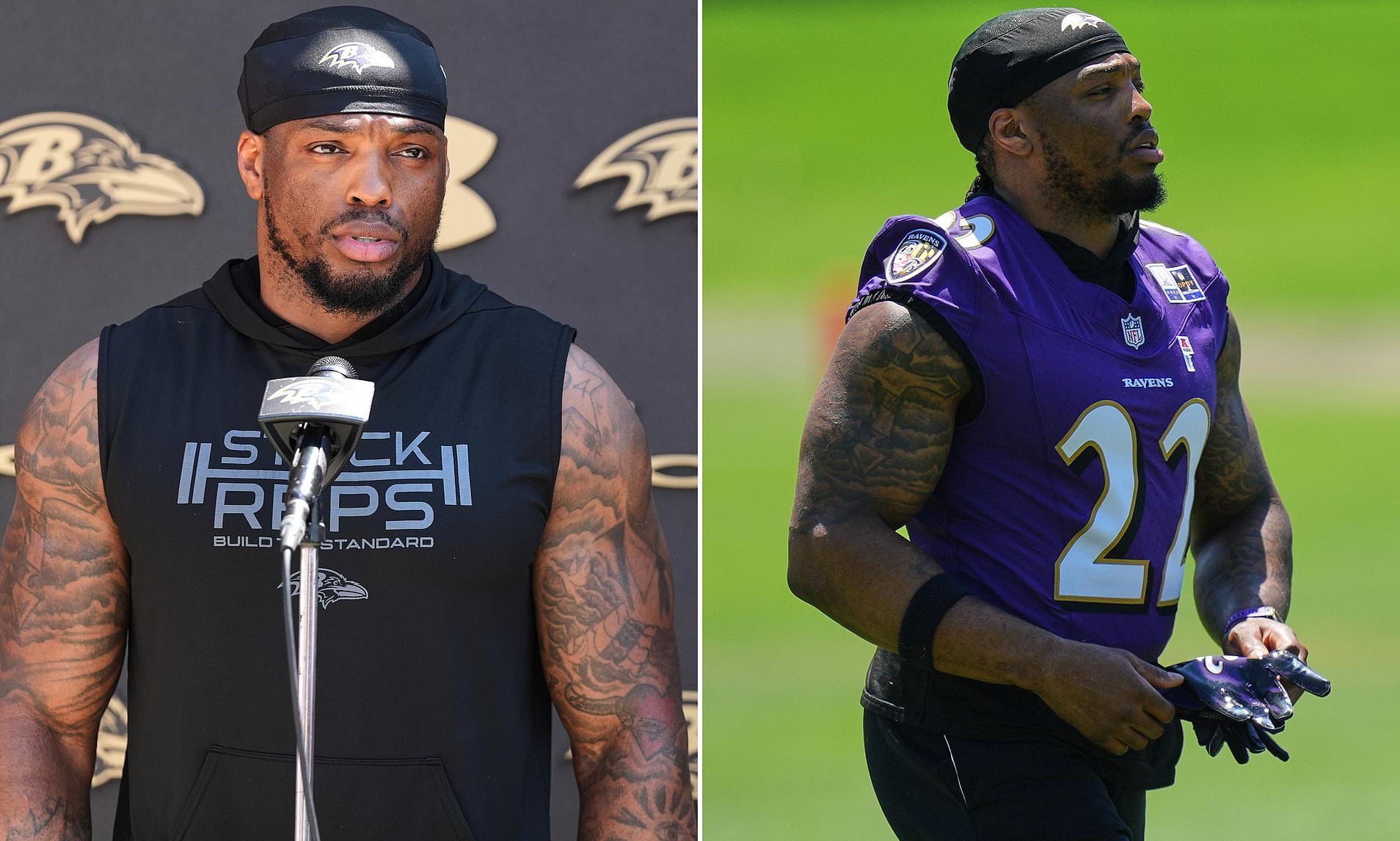 Star NFL running back sparks health fears after 'scary moment' in practice