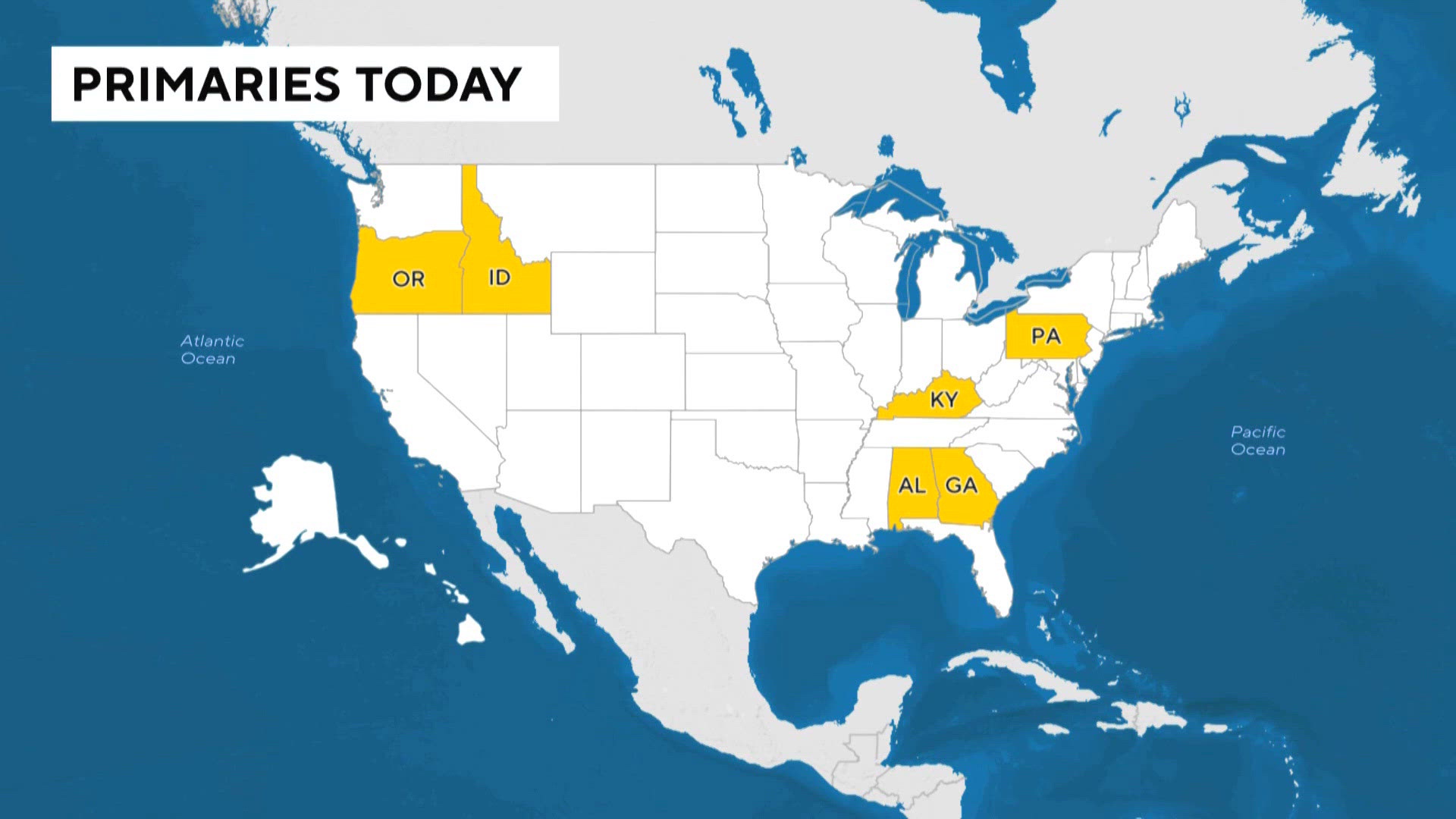 Six states holding elections on Tuesday