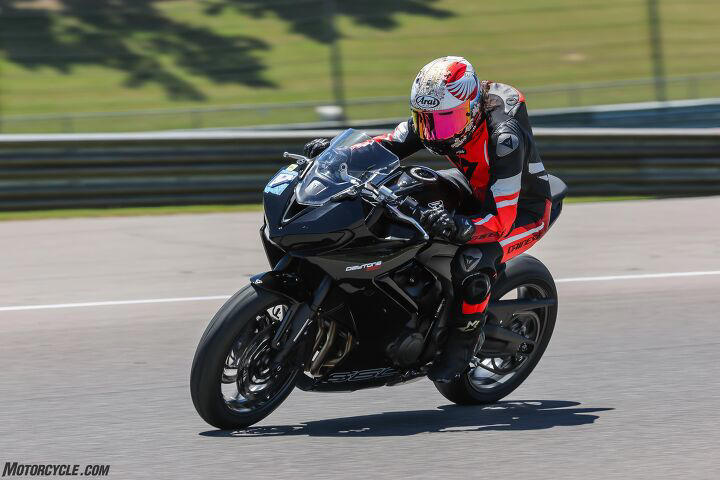 2026 Triumph Street Triple 765 RX review at Barber