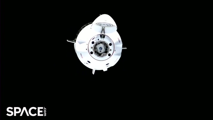 SpaceX's Crew-6 Dragon approaches the space station in time-lapse video