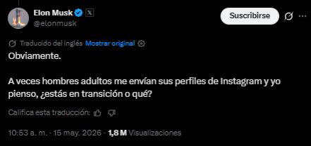 Tuit de Elon Musk crea polémica tras decir que “Instagram es para ...