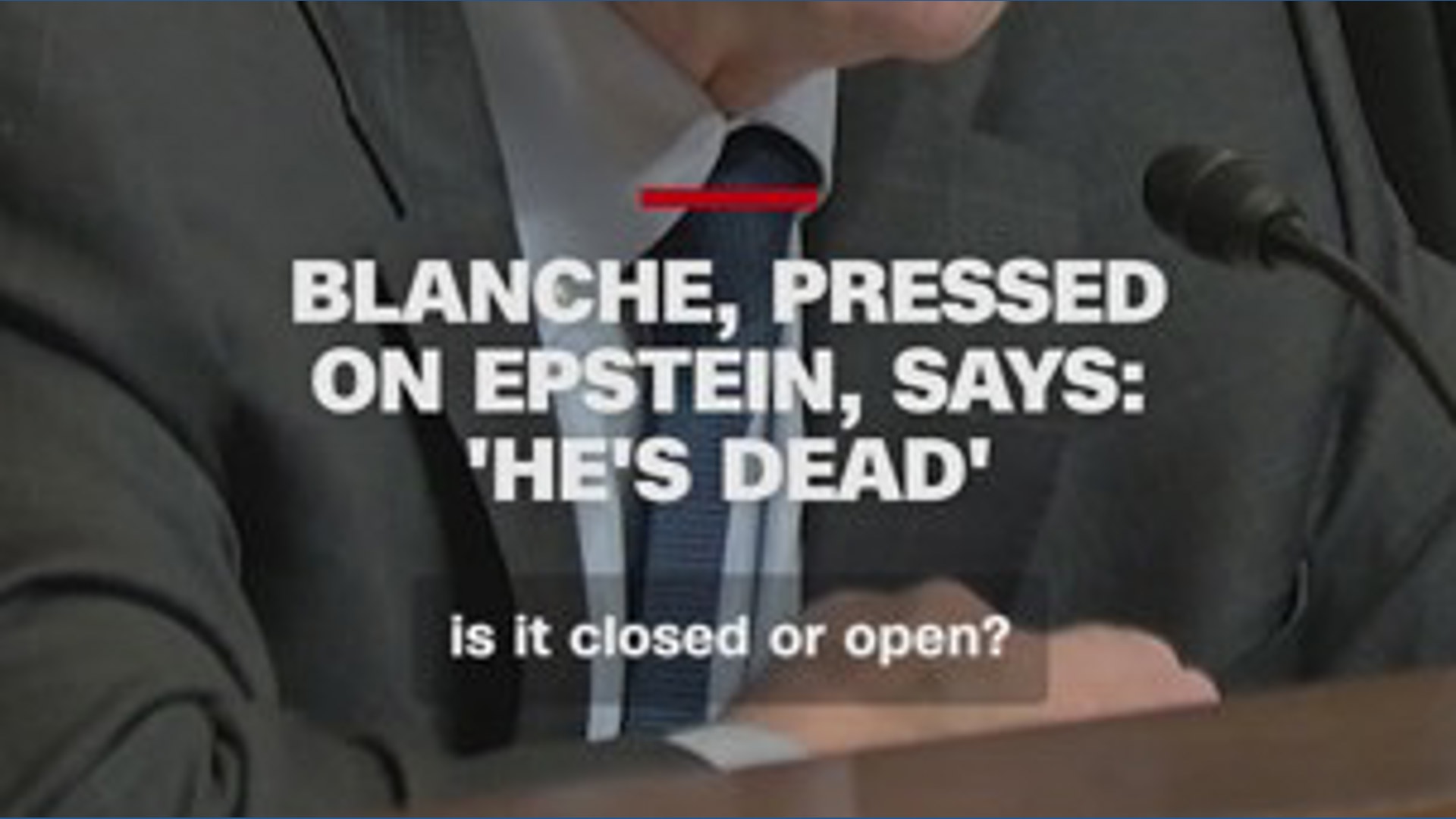 Sen. Jeff Merkley presses acting AG Todd Blanche on Epstein investigations