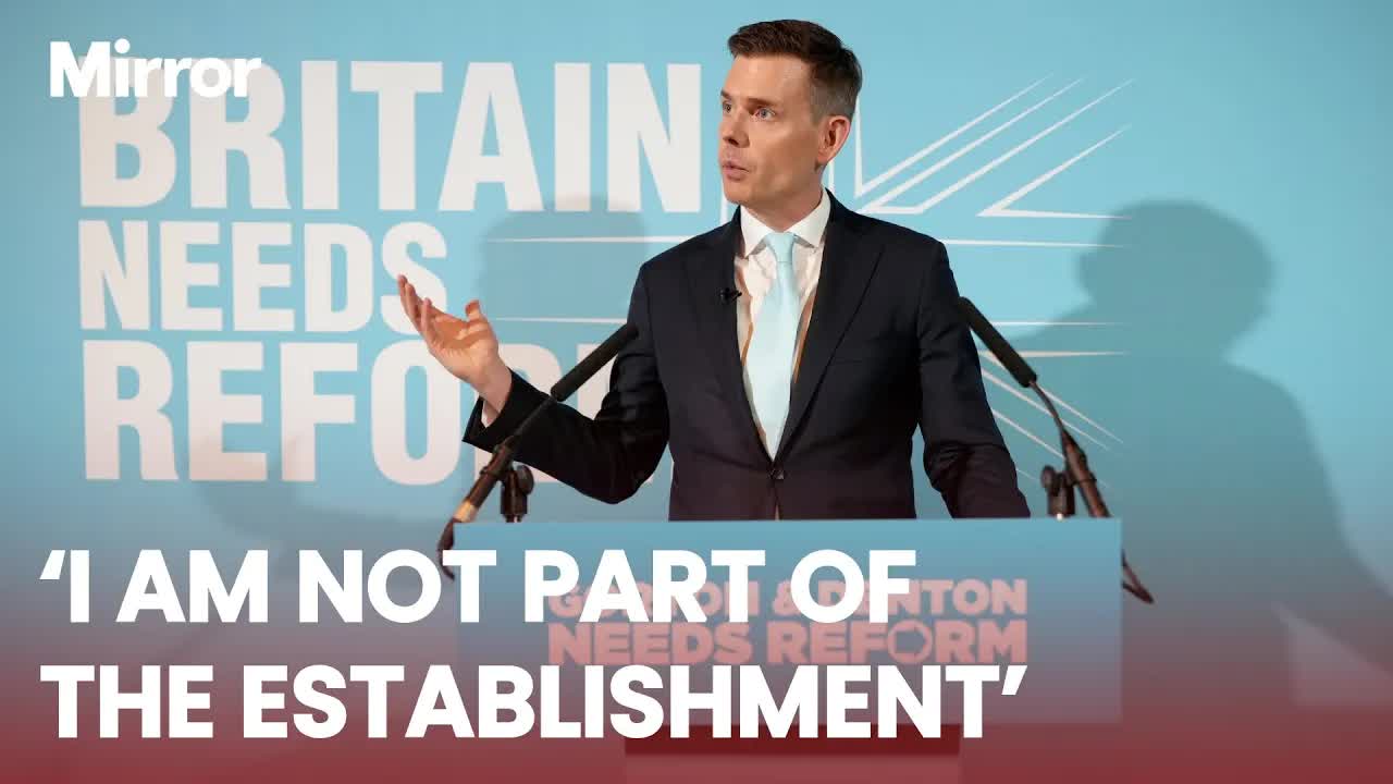GB News presenter Matt Goodwin announced as Reform candidate for Gorton ...