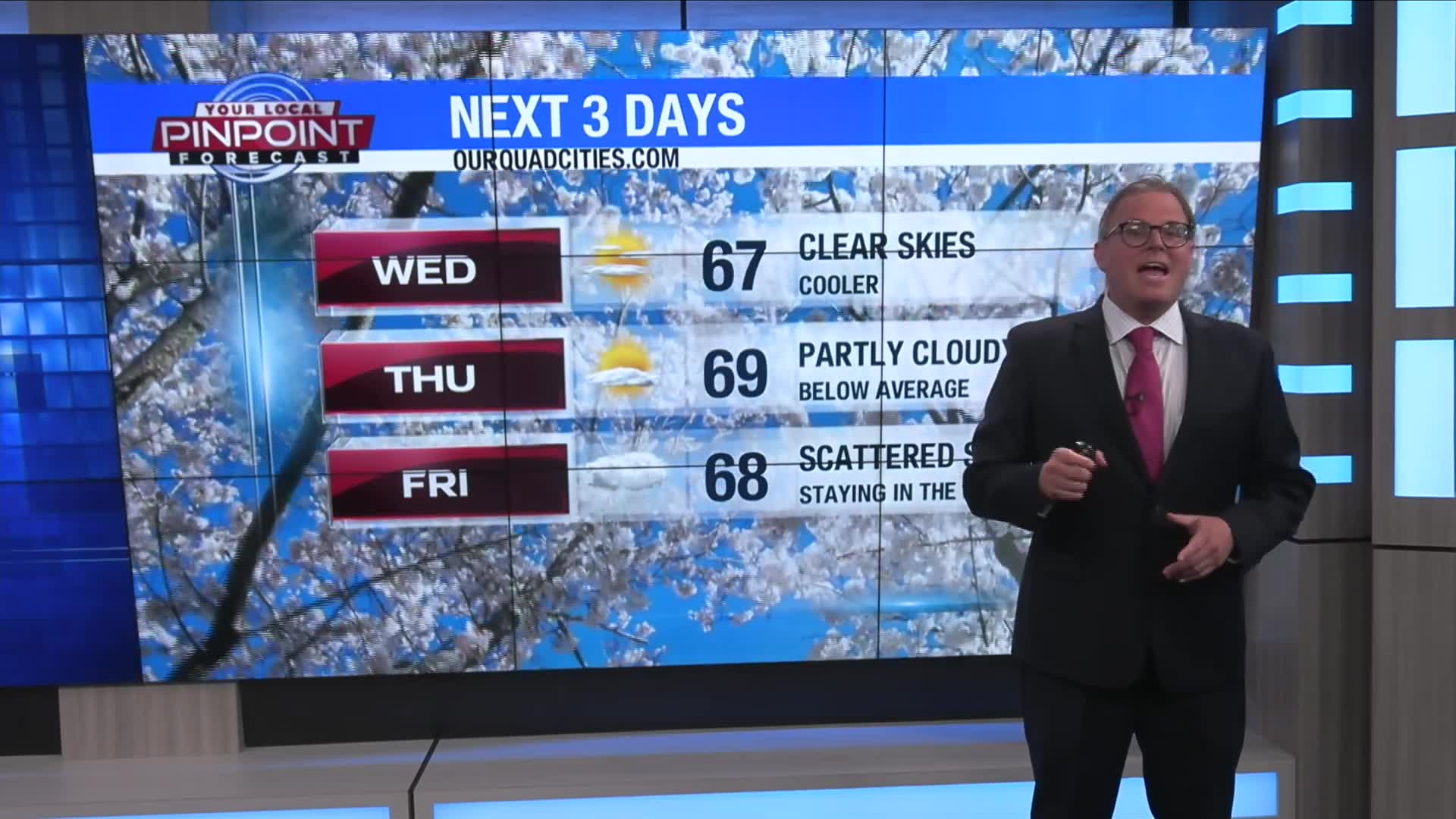 Cool through the middle of this week