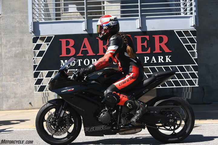 2026 Triumph Street Triple 765 RX review at Barber