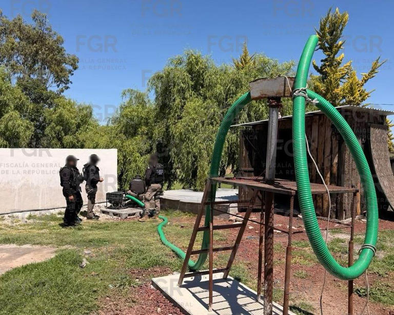 FGR clausura pozo ilegal en Acatlán, Hidalgo