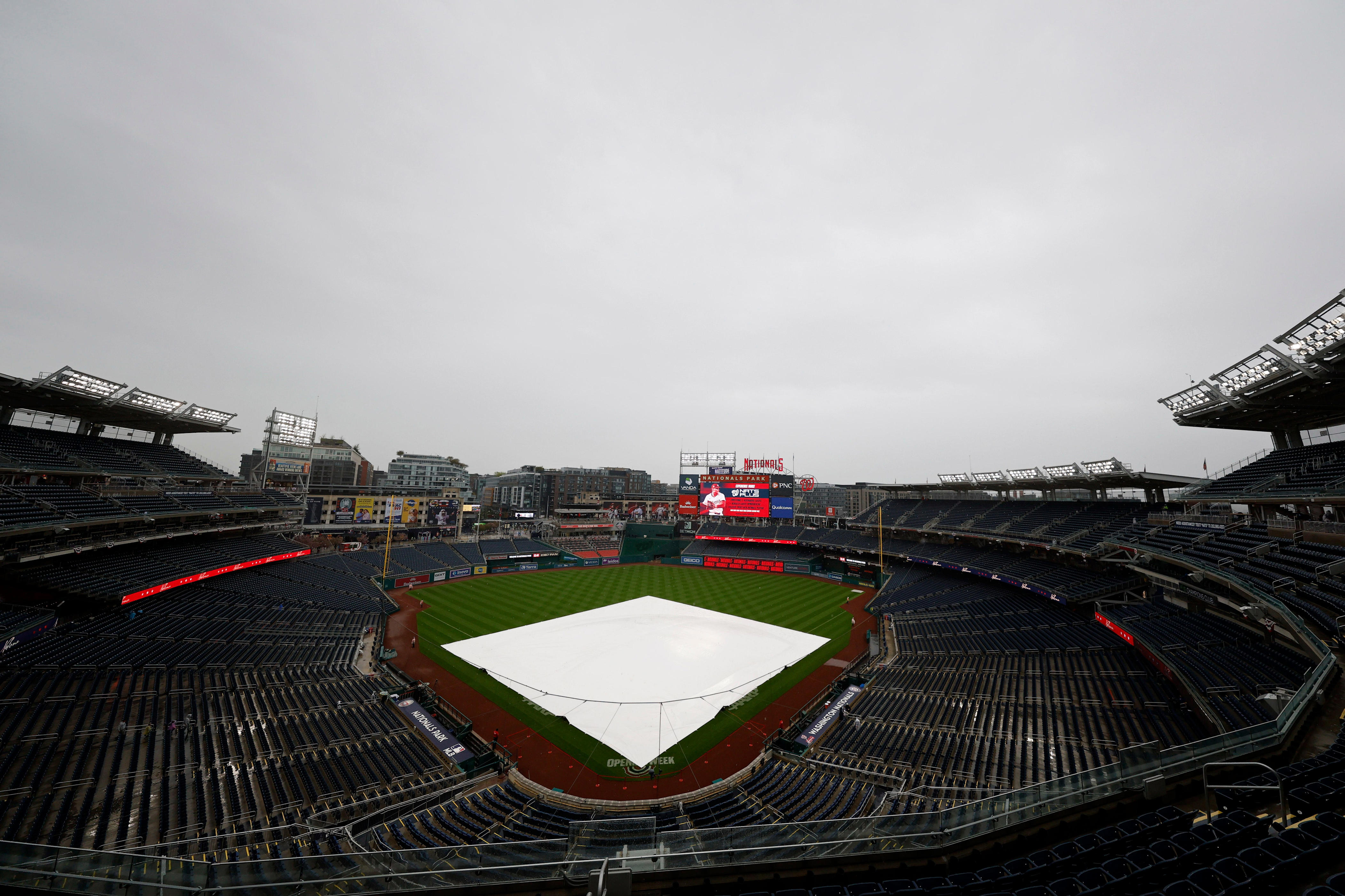 Start of Mets vs Nationals on Tuesday delayed due to weather
