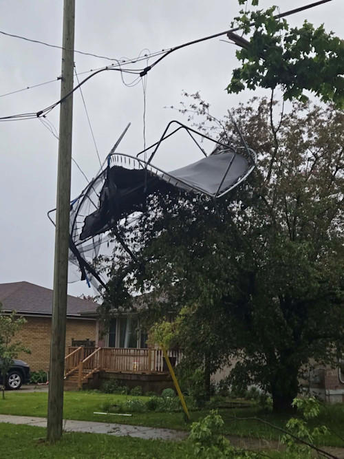 Photos: Powerful, tornado-warned thunderstorms charge through Ontario