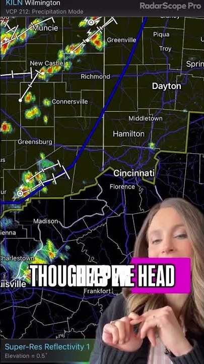 Gusty storms move into Greater Cincinnati Tuesday night