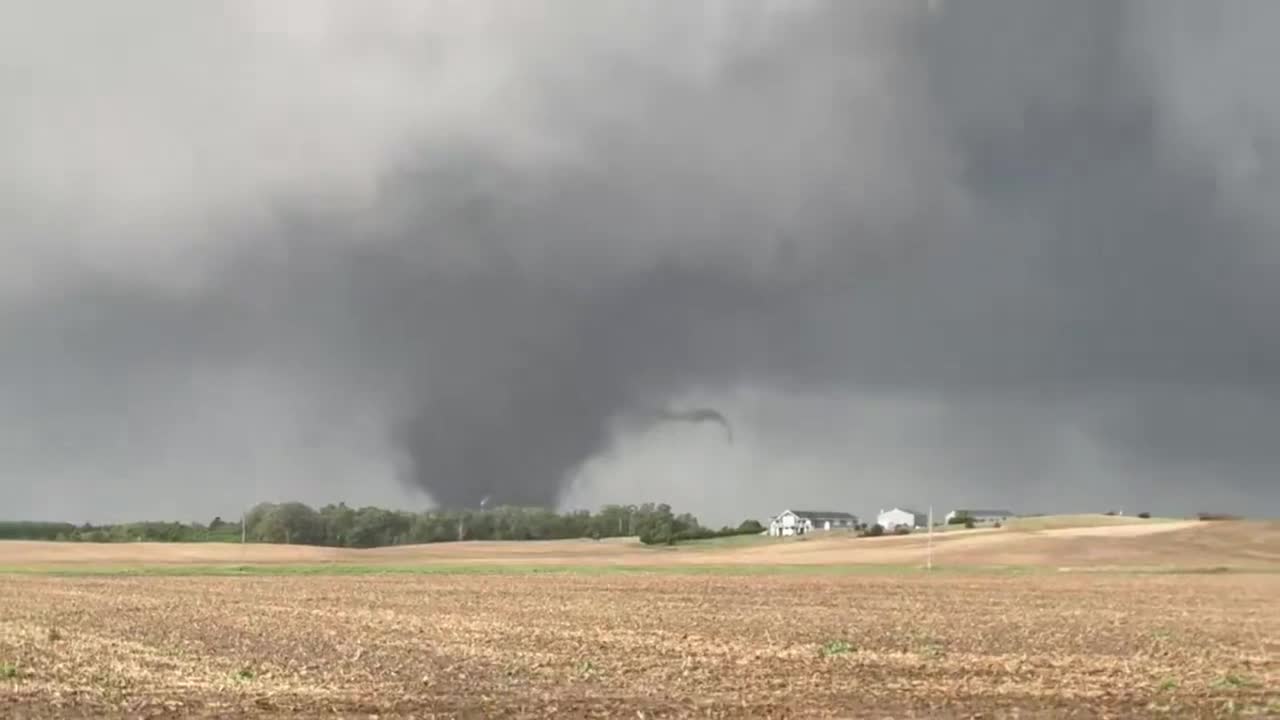 Violent wedge tornado strikes near St. Libory: Captured in dramatic detail