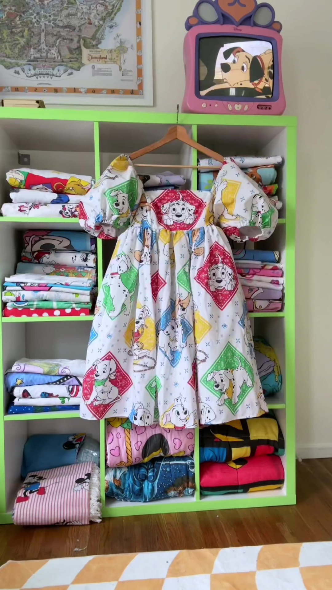 This upcycled Disney fashion look is full of nostalgic charm