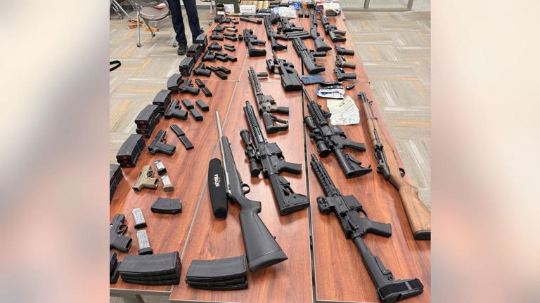 27 firearms recovered by Terrell police after U-Haul traffic stop