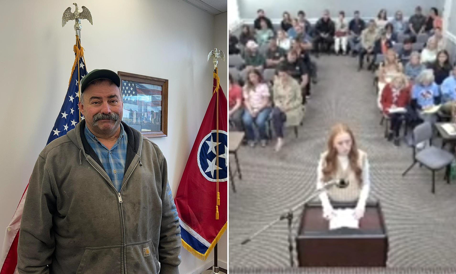 School board member charged after flirting with teenage girl at meeting ...