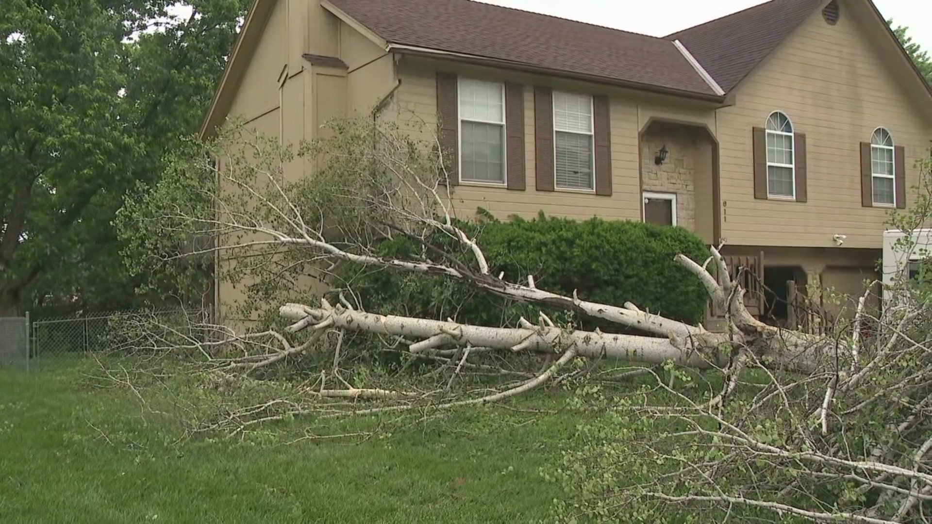 Storm causes damage in Raymore neighborhoods