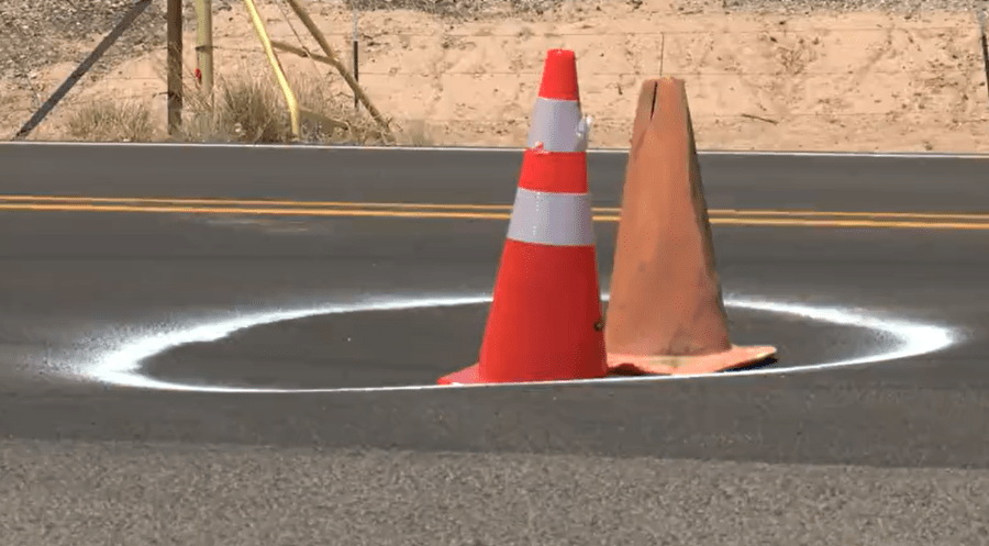MRGCD suspends water deliveries in Algodones after portion of road sinks