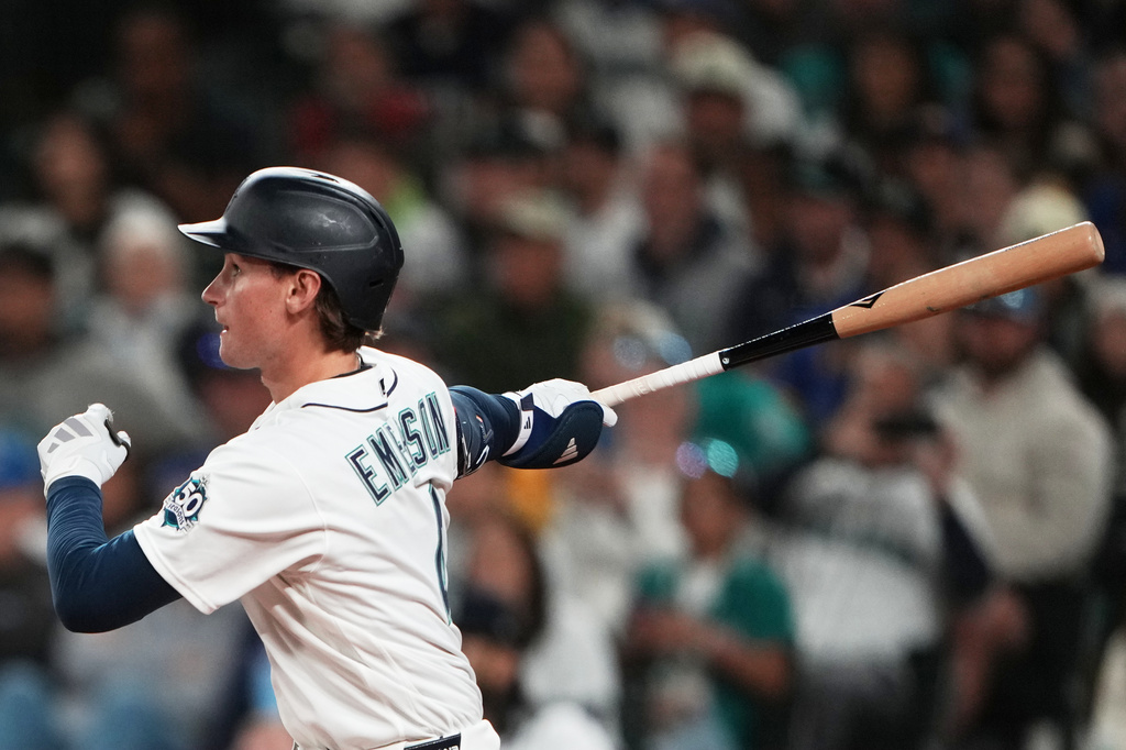 Mariners’ Colt Emerson makes 1st first career start at shortstop as J.P ...