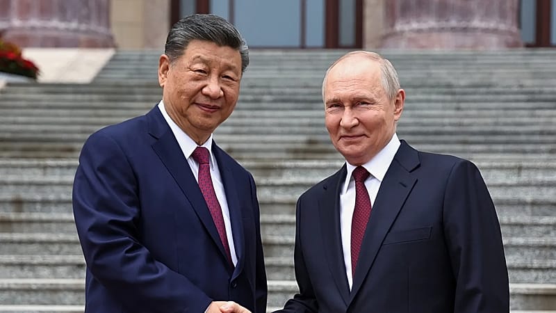China’s Xi holds welcome ceremony for Putin