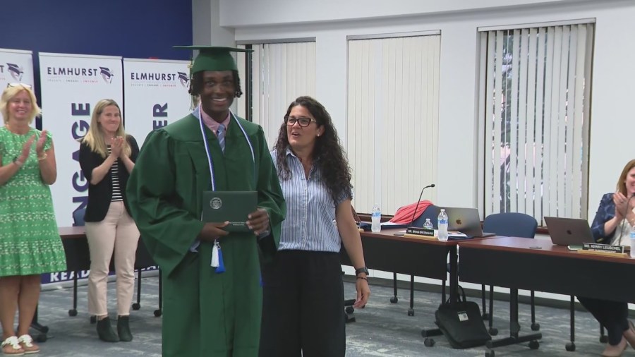 Student gives graduation speech at school board meeting after fainting ...