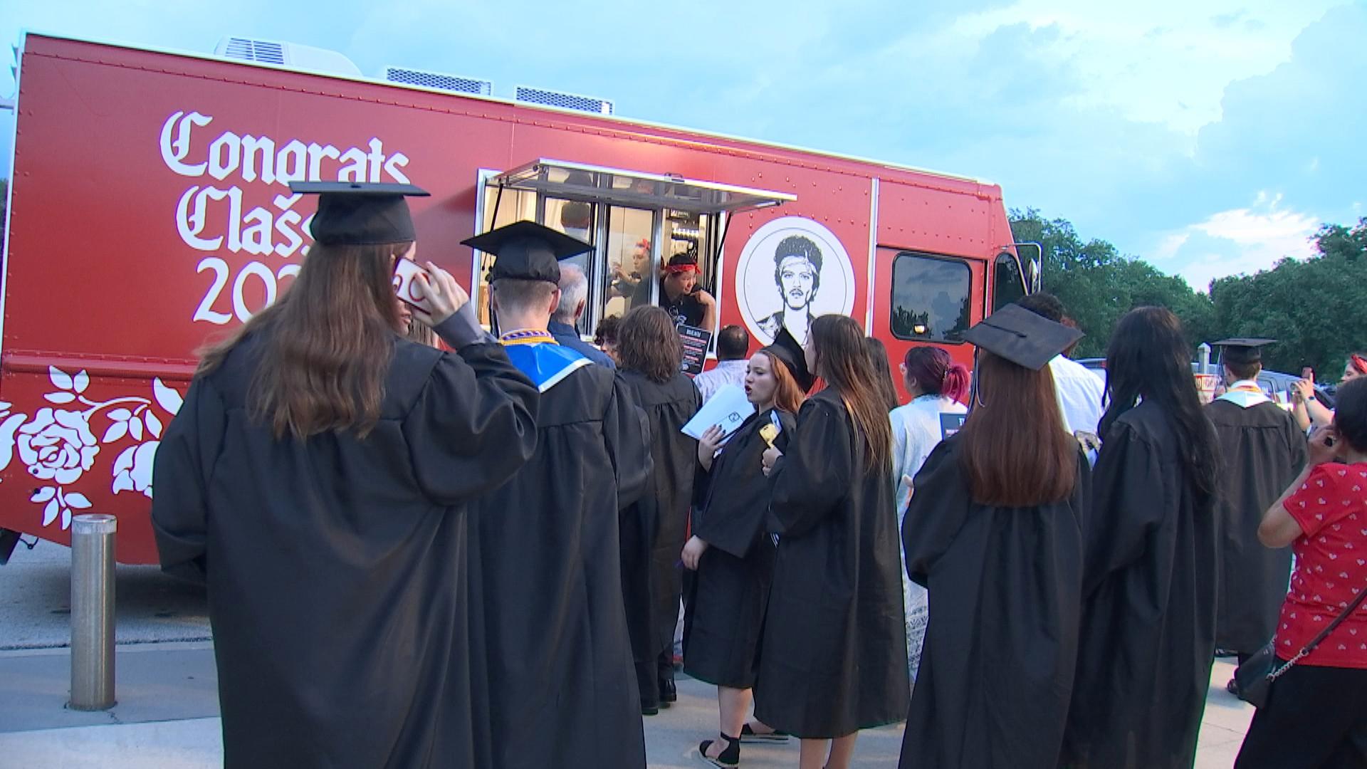 Hilliard Darby seniors surprised with post-graduation ice cream truck ...