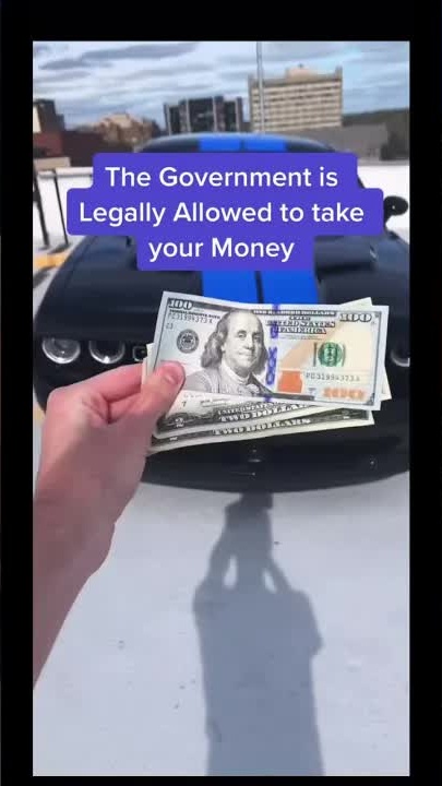 The gov is legally allowed to take your money
