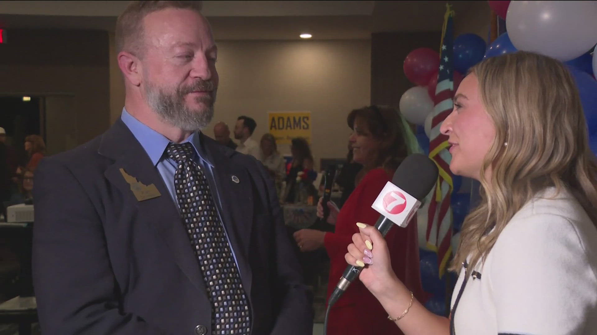 Ada County Commissioner candidate Ryan Davidson talks election night ...