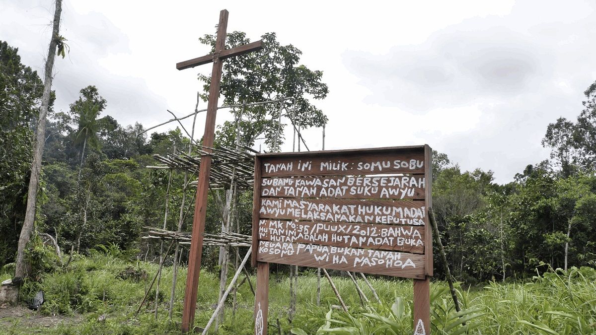 Salib Merah sebagai simbol perlawanan masyarakat Papua untuk melindungi ...