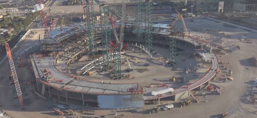 Las Vegas athletics ballpark construction update – May 19, 2026