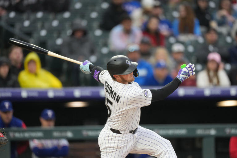 Rocker's strong outing, Nimmo's homer lift Rangers over Rockies, 10-0