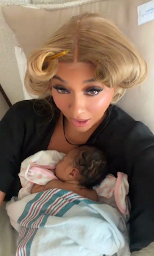 Is Scotty with the baby over